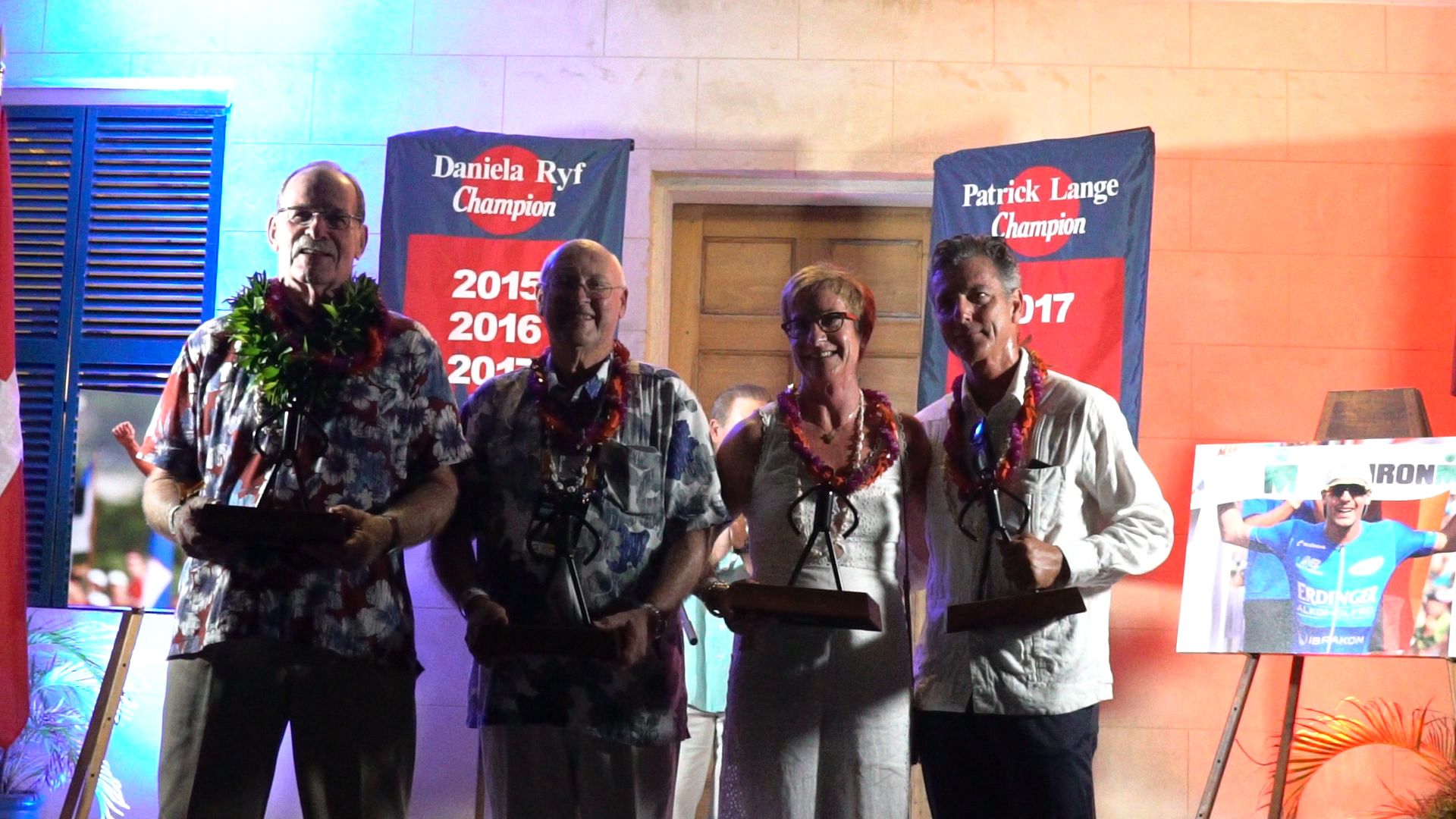 Athletes Erin Baker and Scott Molina, Contributors Ken Baggs and Rocky ...